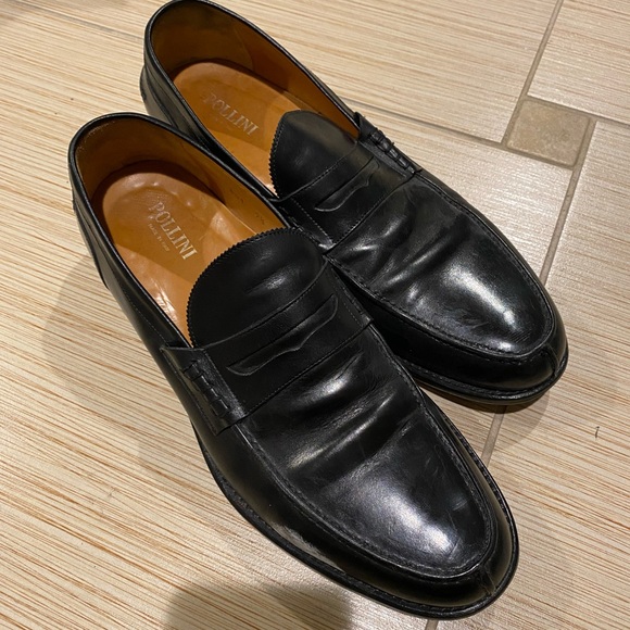 Pollini | Shoes | Pollini Italian Leather Loafers | Poshmark